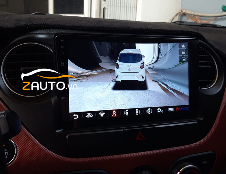 LẮP MÀN HÌNH ANDROID CAMERA 360 HYUNDAI I10