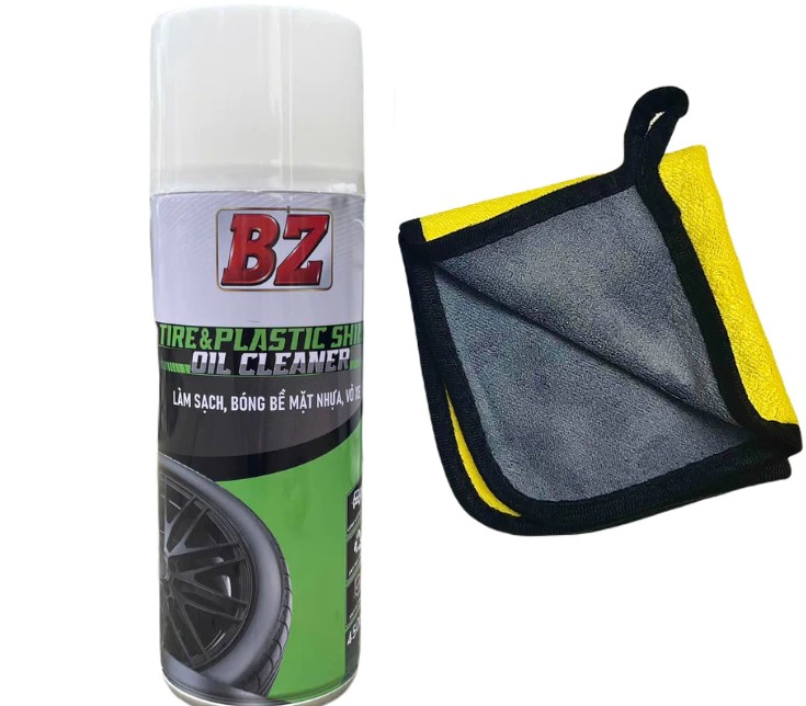 Chai Xịt Phục Hồi Nhựa Nhám Và Làm Bóng Lốp Xe BZ Tire Shine Blue Dolphin